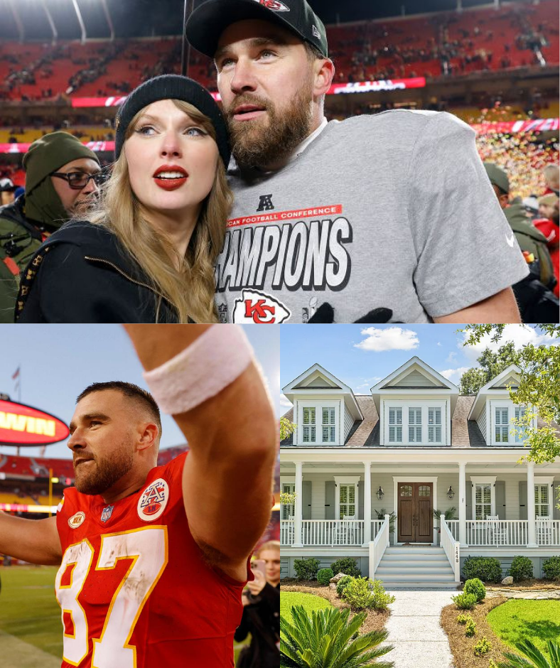 Breaking news : Travis kelce unveiled $3.7m home he secretly built for ...